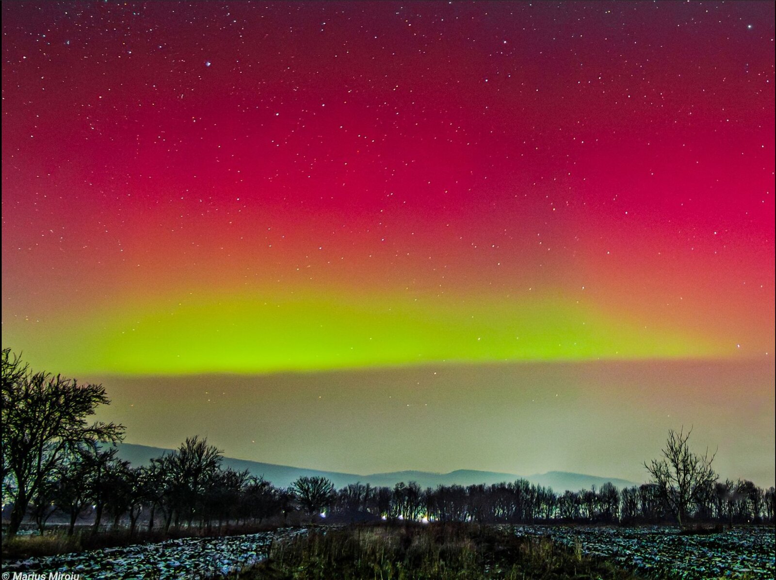 Aurora observation by Marius Miroiu - Monday, 19 January 2026 ...